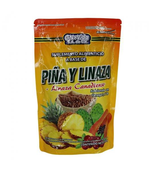 FIBRA PIÑA Y LINAZA 470GR GN+V | Salud Y Vida